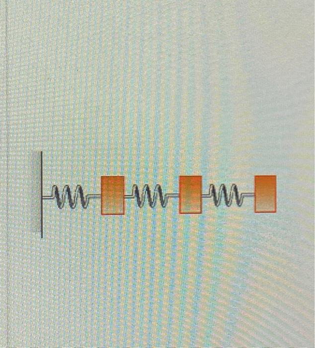 Solved How long is the bottom spring when hanging as shown? | Chegg.com