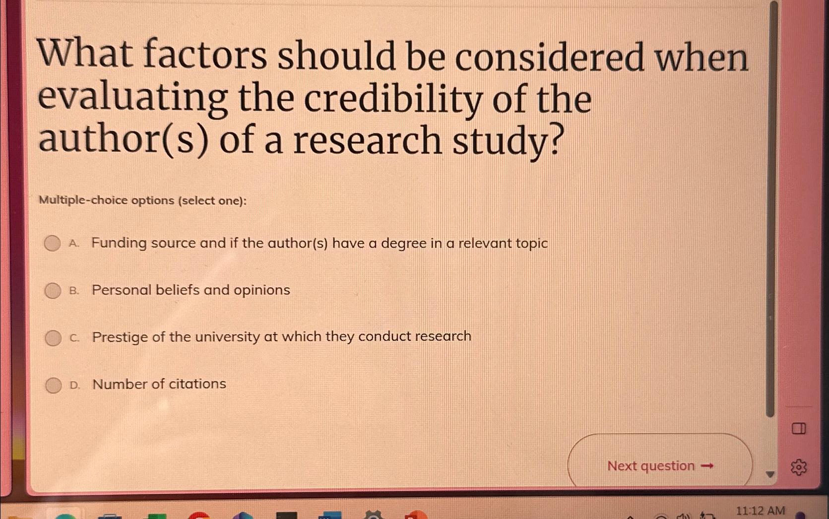 Solved What factors should be considered when evaluating the | Chegg.com