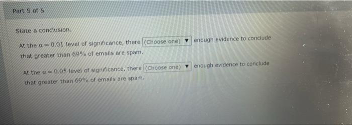 Solved Part 1 of 5 State the appropriate null and alternate | Chegg.com