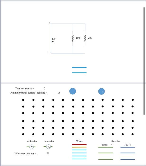 Solved 2. Two resistors in parallel: Construct the circuit | Chegg.com