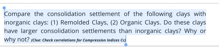 Geotechnical Engineering Problem Please use exact | Chegg.com