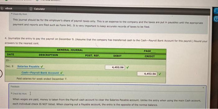 Solved eBook Calculator Complete Accounting Services has the | Chegg.com