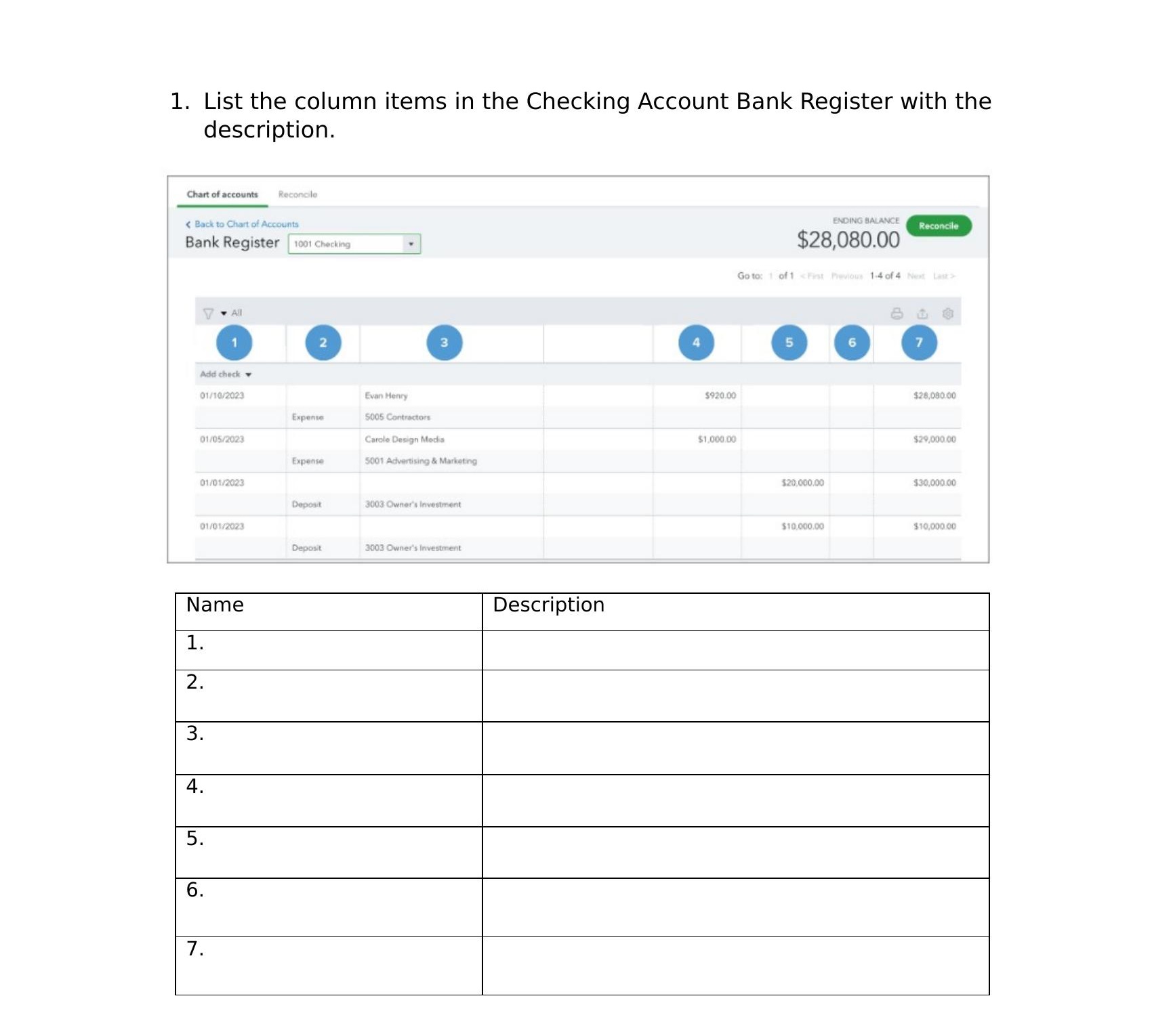 Solved Please help me answer this computerized quickbook | Chegg.com