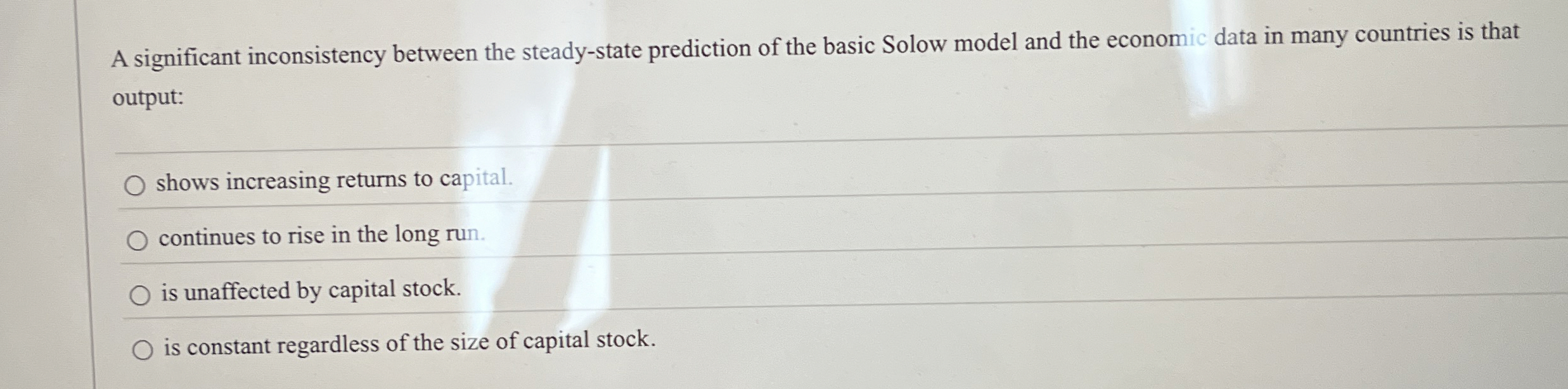 Solved A significant inconsistency between the steady-state | Chegg.com Solved A significant inconsistency between the steady-state | Chegg.com