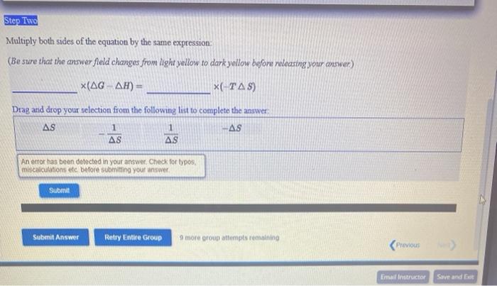 Solved Step Two Multiply both sides of the equation by the | Chegg.com