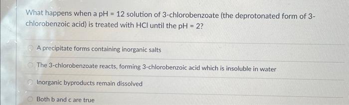 Solved What happens when a pH =12 solution of 3 | Chegg.com