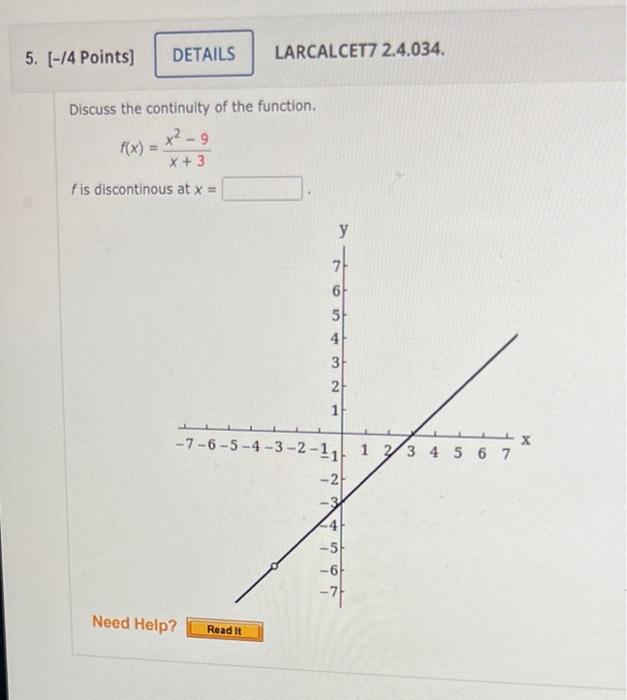 Solved Larcalcet7 2 4 014 Find The Limit If It Exists