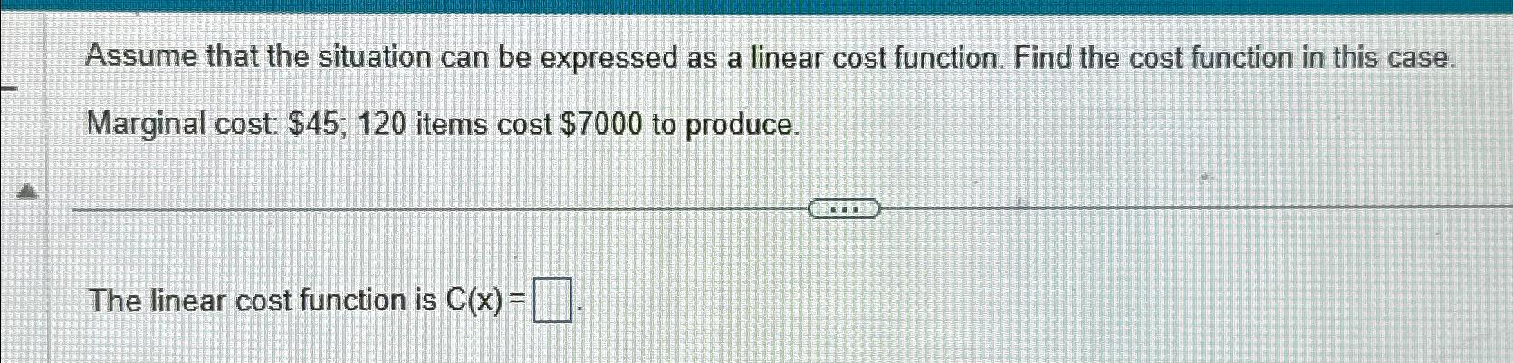 Solved Assume that the situation can be expressed as a | Chegg.com