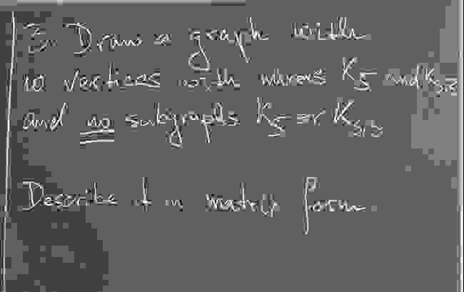 Solved draw a graph with 10 ﻿vertices with minors k5 ﻿and | Chegg.com