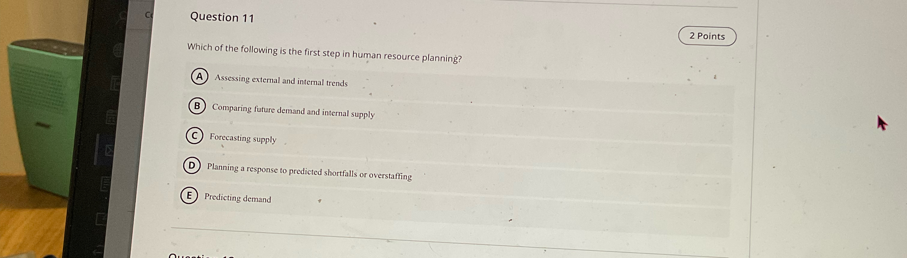 Solved Question 112 ﻿PointsWhich of the following is the | Chegg.com