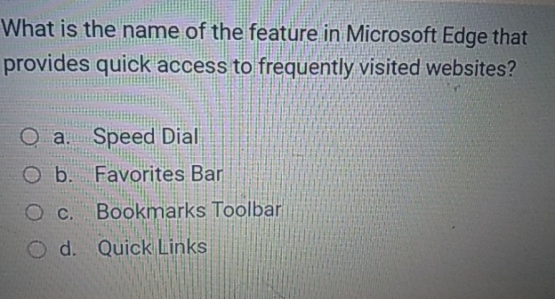 Solved What is the name of the feature in Microsoft Edge | Chegg.com