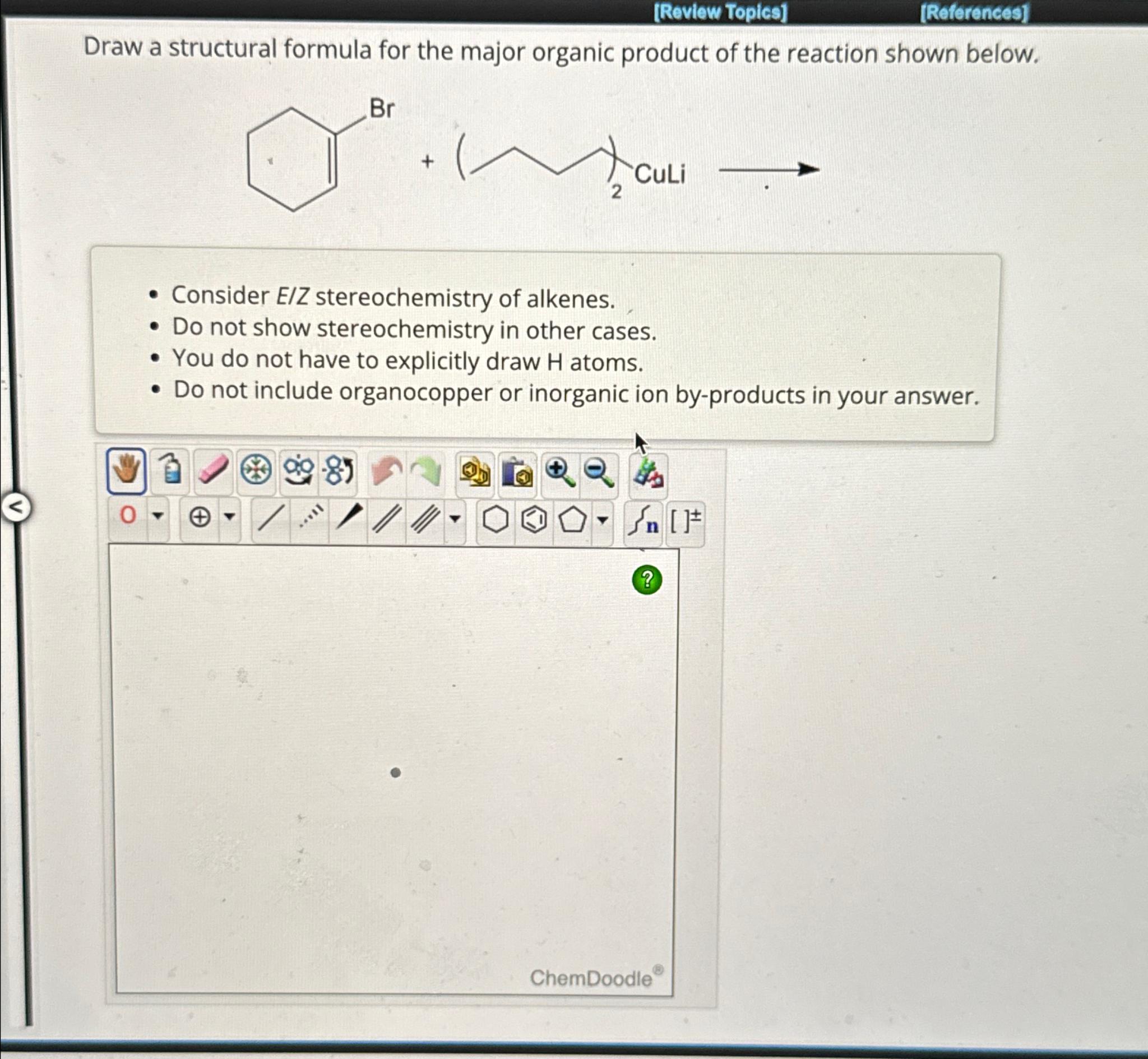 Solved [Review Topics][References]Draw a structural formula | Chegg.com