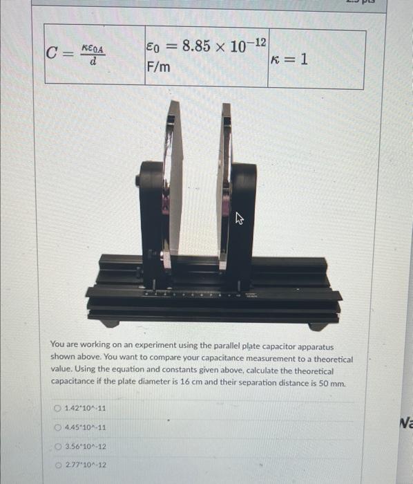 Solved You are working on an experiment using the parallel | Chegg.com