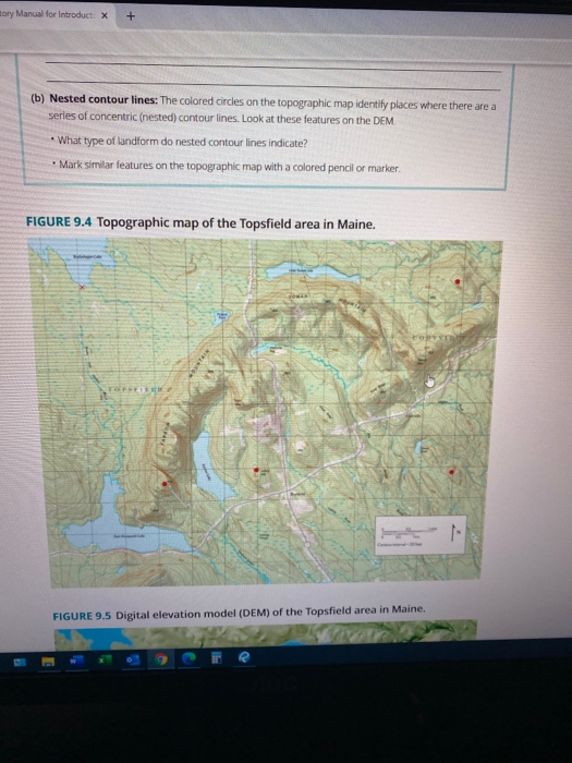 4. Interpolate between the contour lines that bracket | Chegg.com