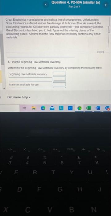Solved Great Electronics manulactures and sels a line of | Chegg.com