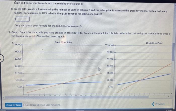 Use the data and calculations above to create a data | Chegg.com