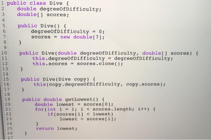 Solved You will write a Java program to determine the score | Chegg.com
