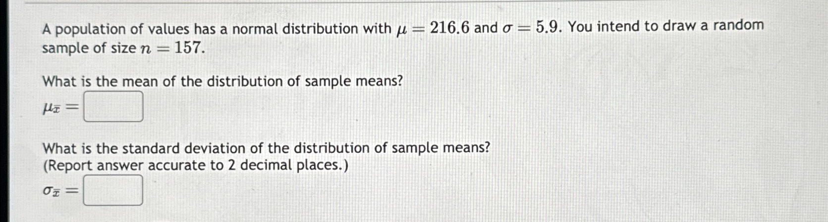 Solved A population of values has a normal distribution with | Chegg.com