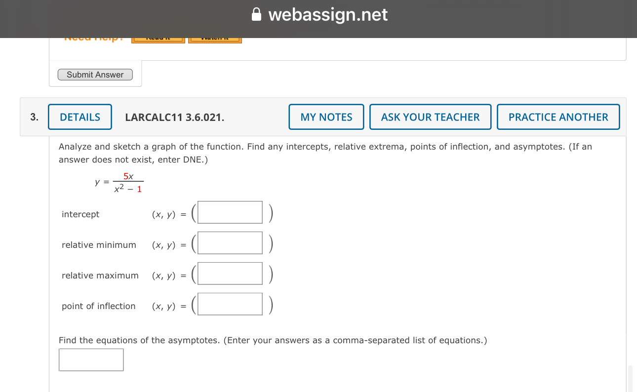 Solved O webassign.net3.LARCALC11 3.6.021.Analyze and sketch | Chegg.com