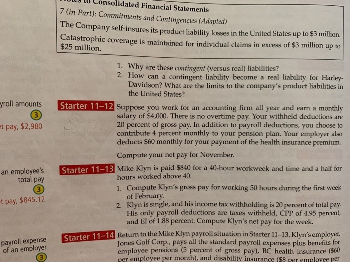 Solved U to consolidated Financial Statements 7 (in Part): | Chegg.com
