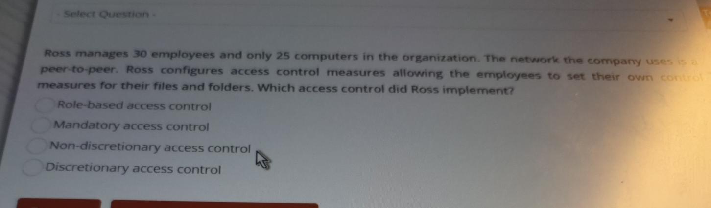 Solved Select Question John wants to implement a firewall | Chegg.com