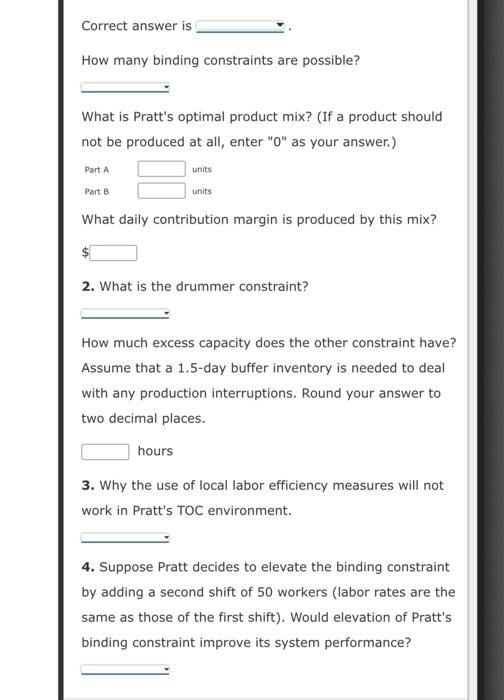 Solved Theory of Constraints, Internal Constraints Pratt | Chegg.com