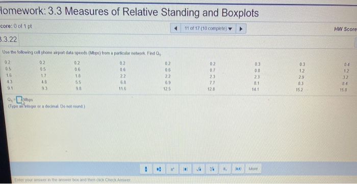 Solved Homework 3 3 Measures Of Relative Standing And