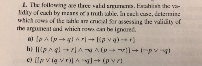 Solved 11. Let p, q, and r denote primitive statements. Find | Chegg.com