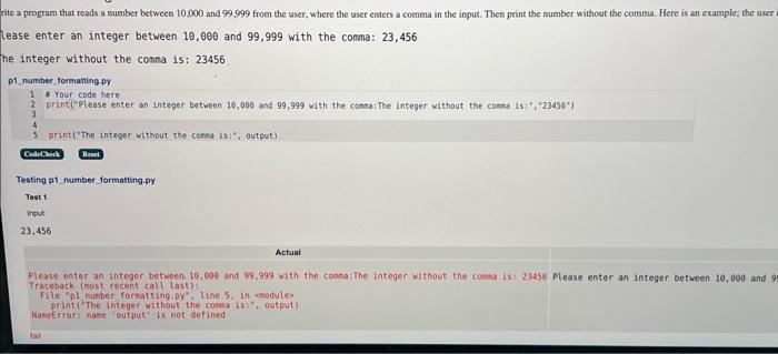 Solved Write the code just exactly how it should be | Chegg.com