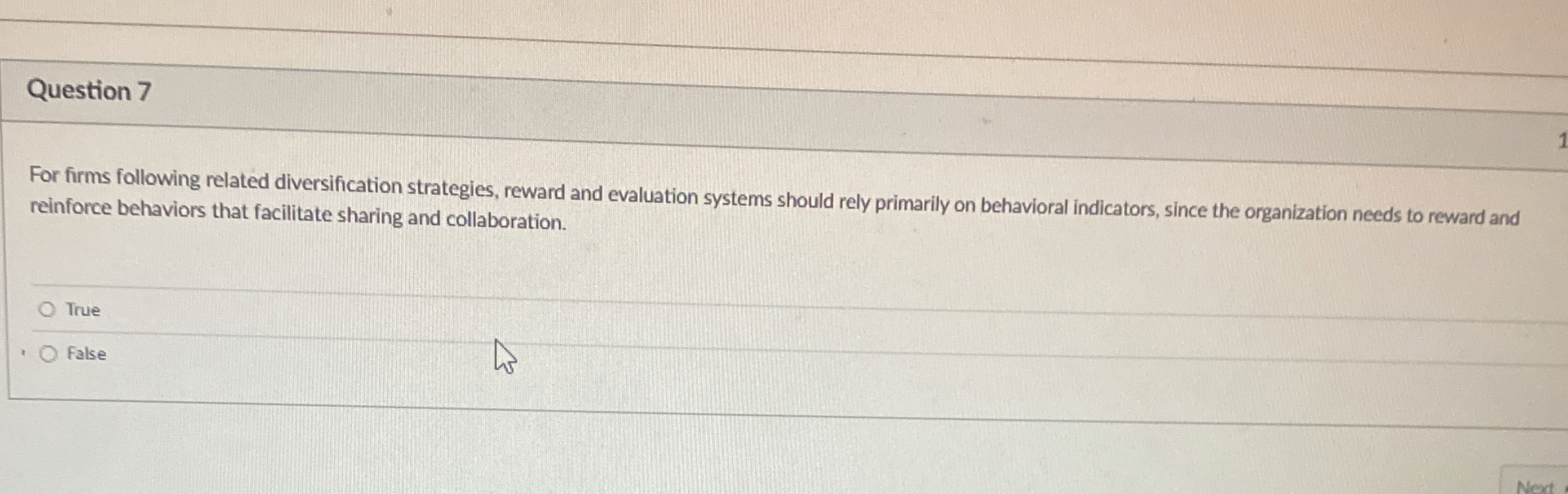 Solved Question 7For firms following related diversification | Chegg.com