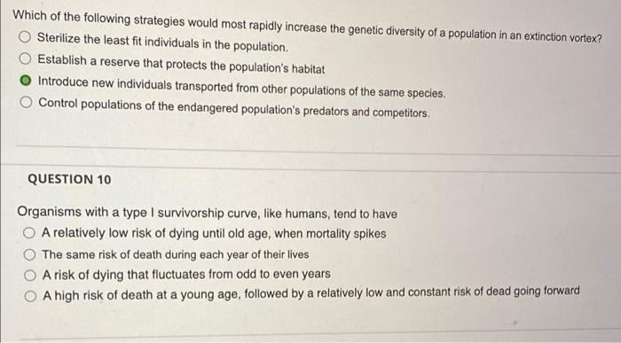 Solved Which of the following strategies would most rapidly | Chegg.com