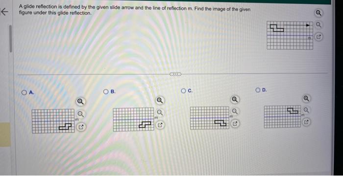 Solved A glide refiection is defined by the given slide | Chegg.com