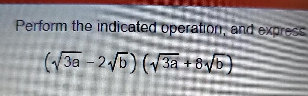 Solved Perform the indicated operation, and | Chegg.com