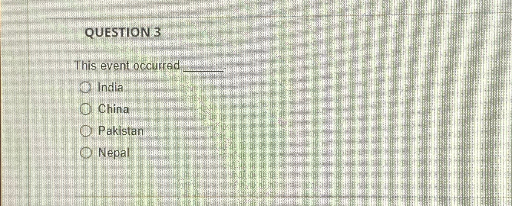 Solved QUESTION 3This event occurred | Chegg.com