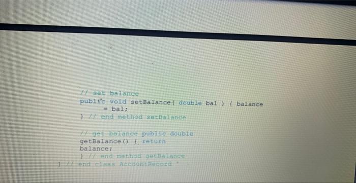 Solved Java ProgrammingClass to be used in questions 1 and 2 | Chegg.com