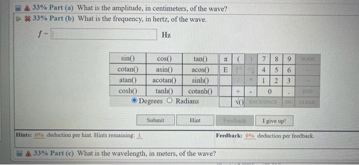 Solved (4\%) Problem 19: The graph below shows the | Chegg.com