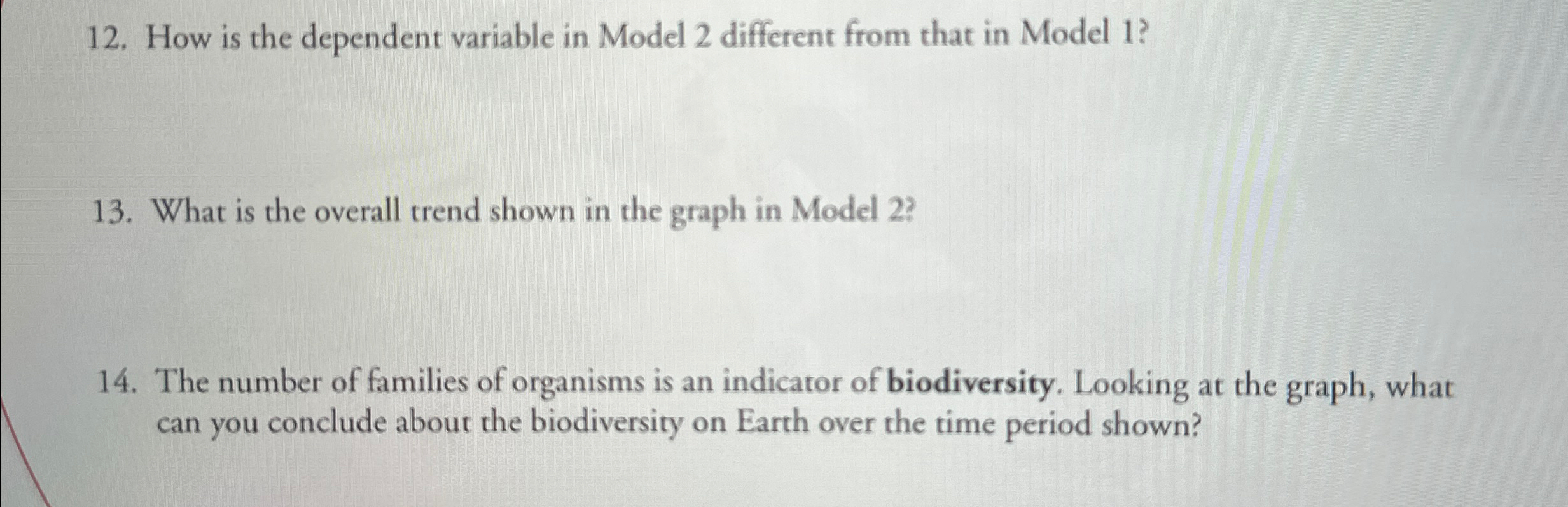 Solved How is the dependent variable in Model 2 ﻿different | Chegg.com