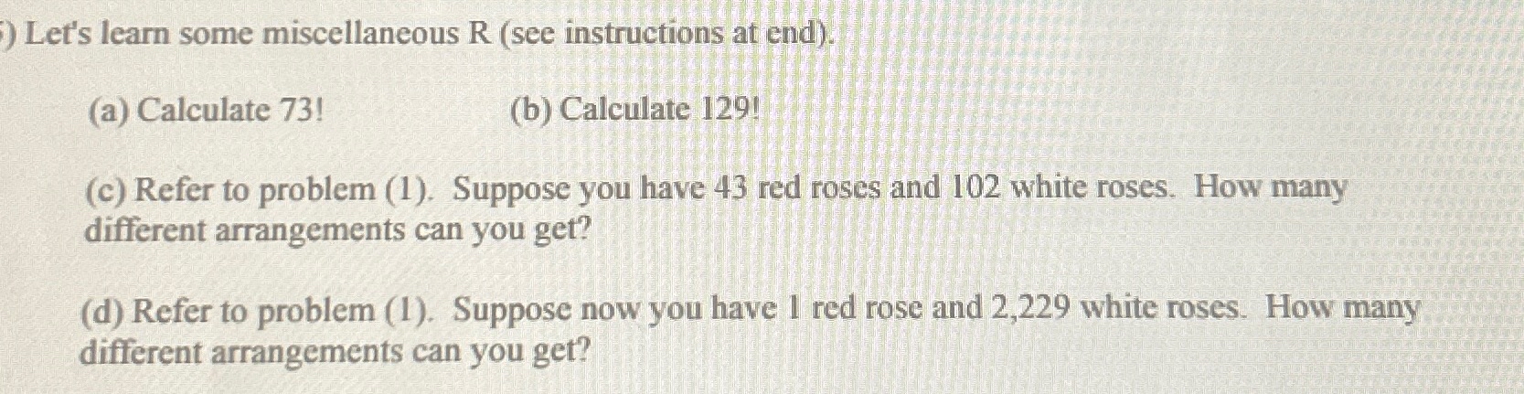 Solved Give me the R studio code for questions C and D | Chegg.com
