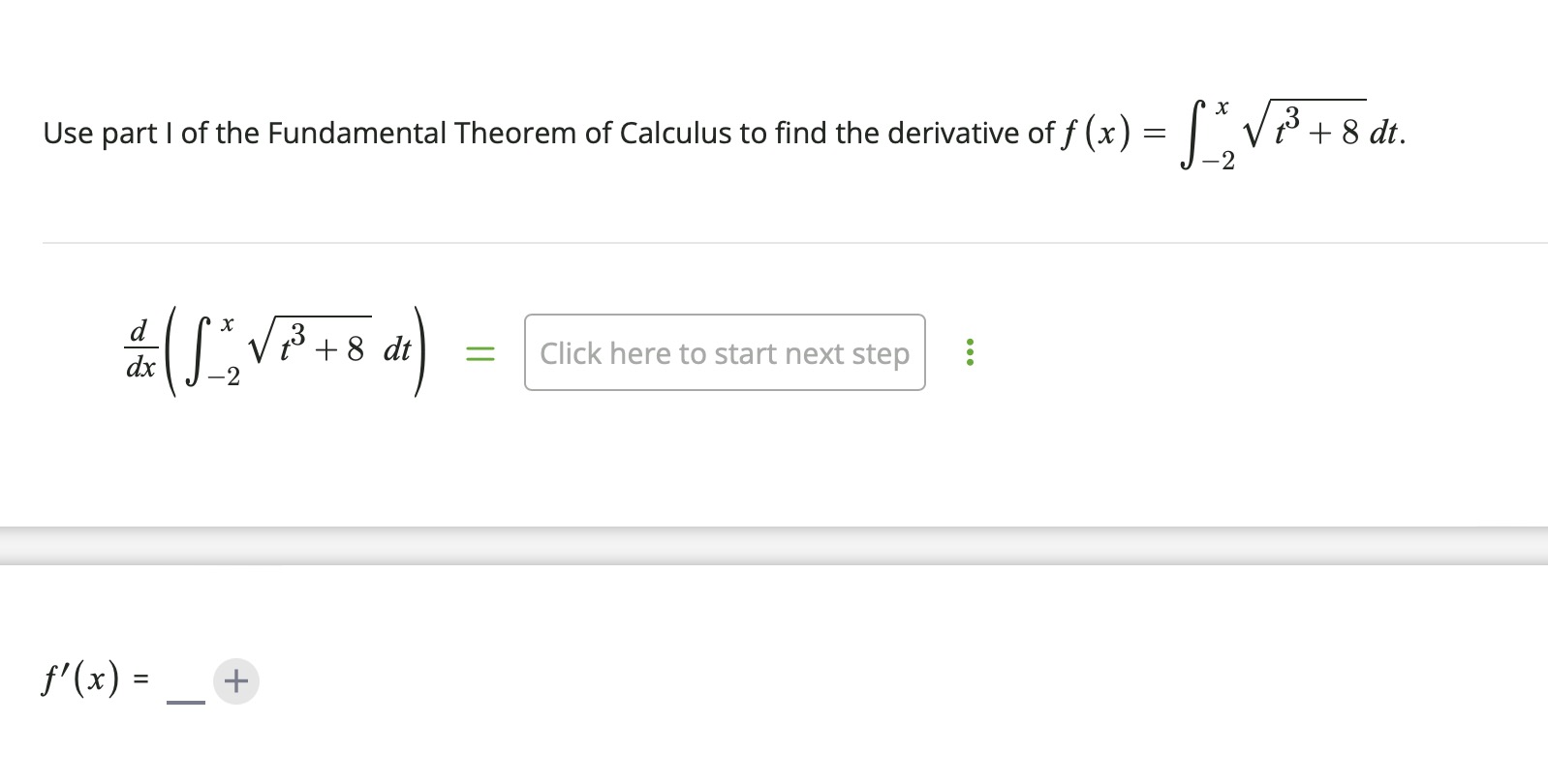 Solved Use part I of the Fundamental Theorem of Calculus to | Chegg.com
