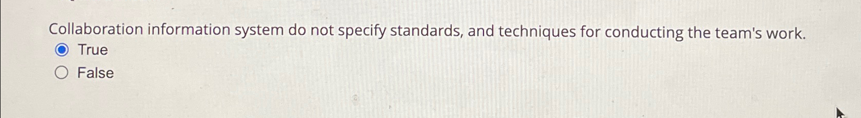 Solved Collaboration information system do not specify | Chegg.com