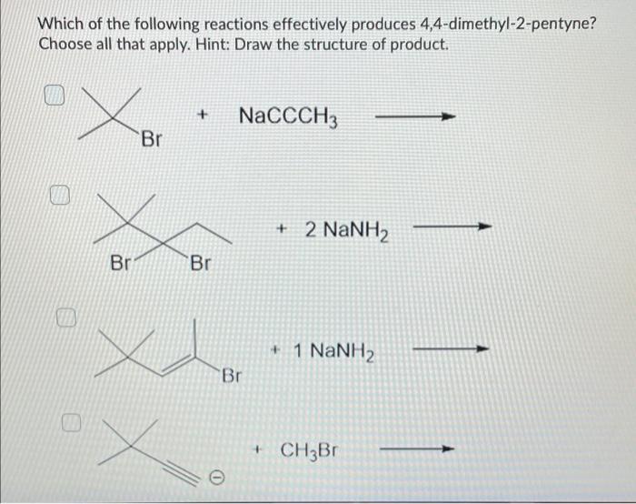 Solved Which of the following alkenes cannot be converted | Chegg.com