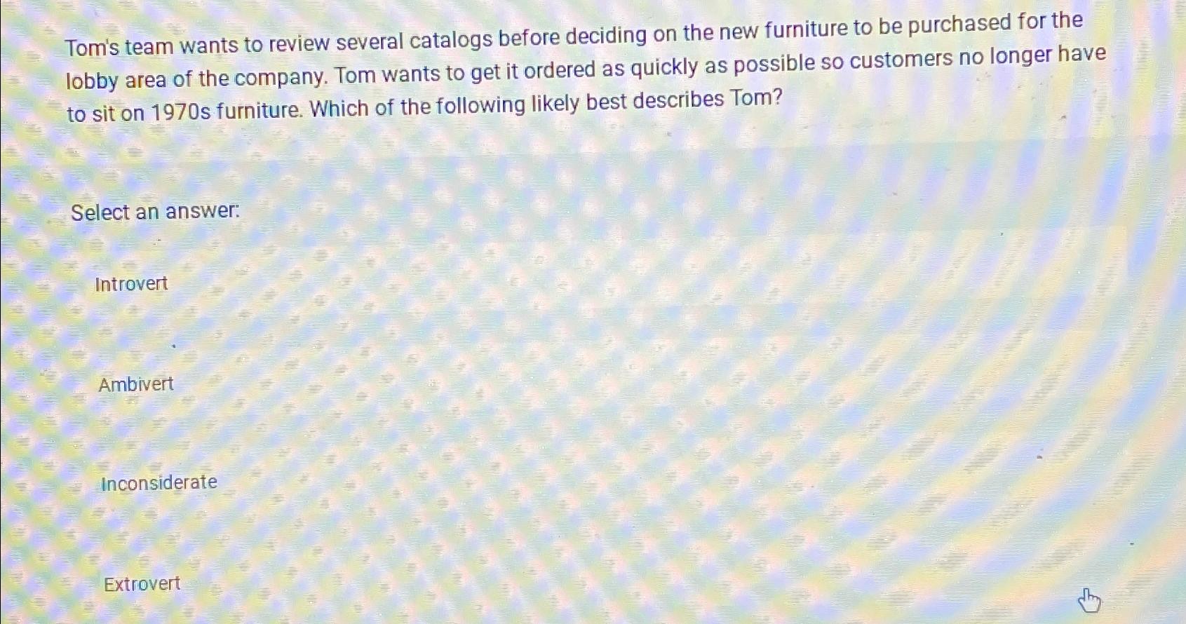 Solved Tom's team wants to review several catalogs before | Chegg.com