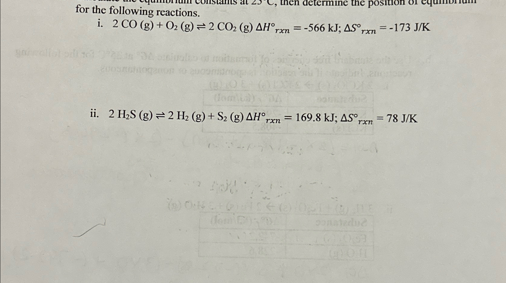 Solved for the following | Chegg.com