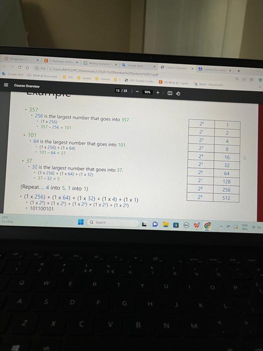 Solved solve in form of power: 5^?, 9^?,...just solve part | Chegg.com