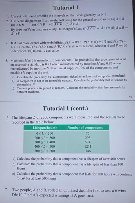 Solved 1. Use set notation to describe the intervals on the | Chegg.com