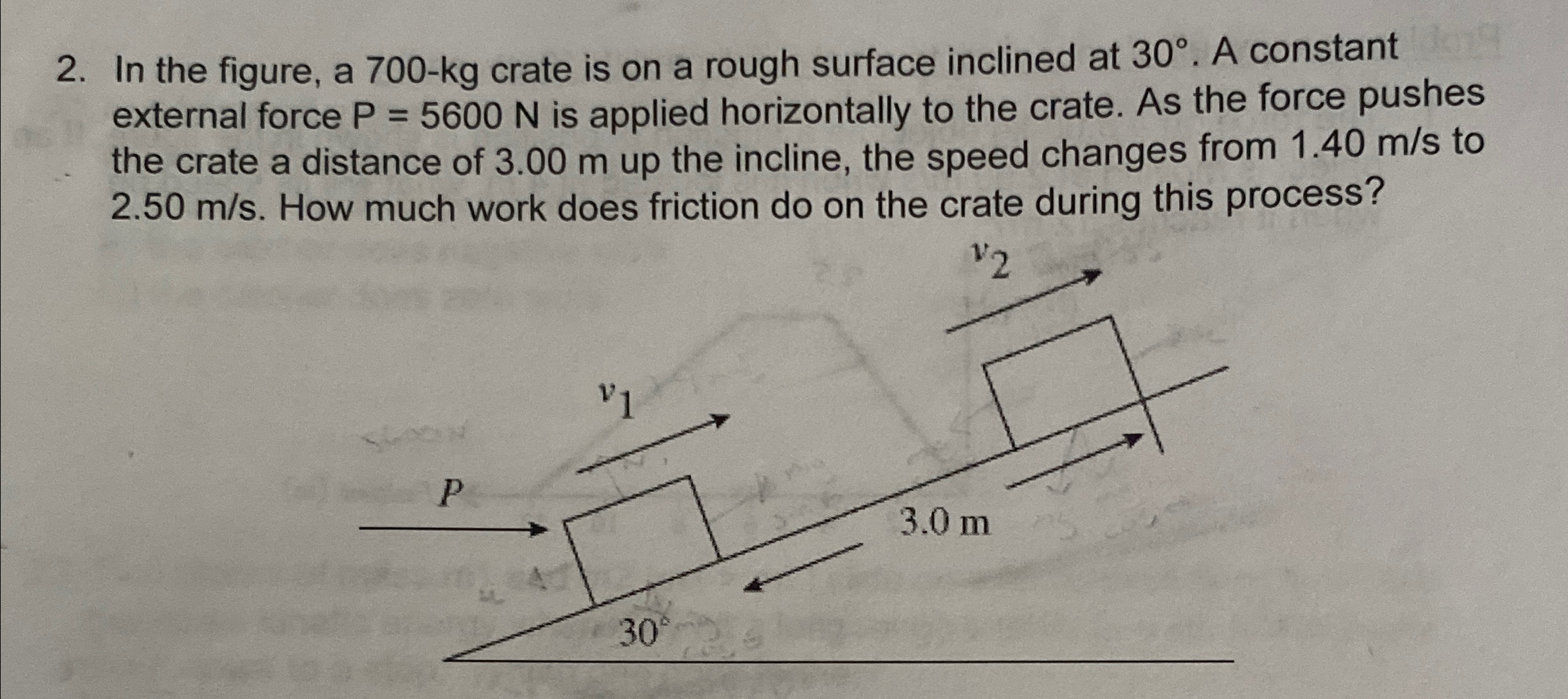 Solved In the figure, a 700-kg ﻿crate is on a rough surface | Chegg.com