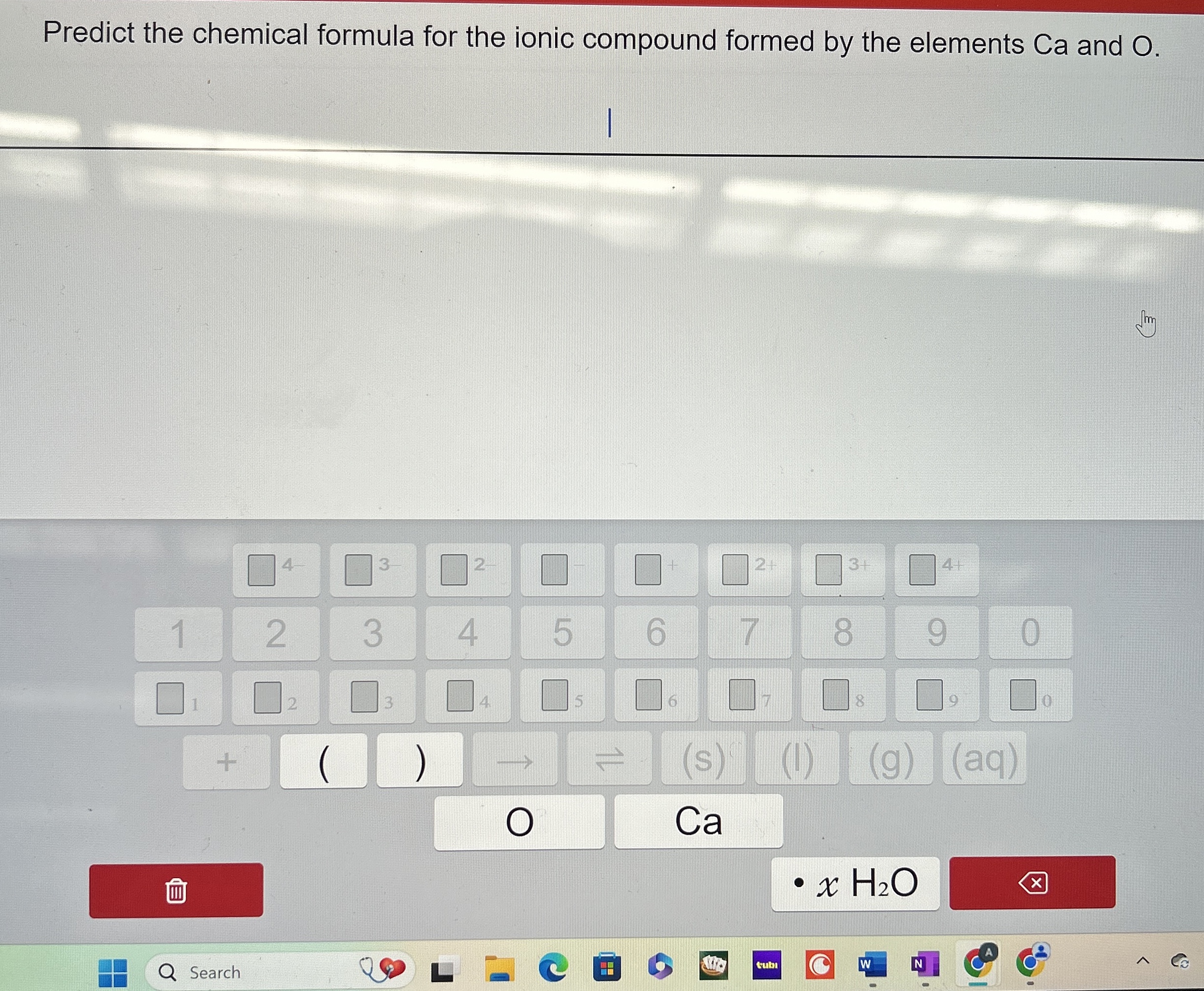 Solved Predict the chemical formula for the ionic compound | Chegg.com