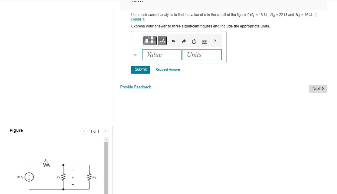 Solved Use mesh-current analysis to find the value of v ﻿in | Chegg.com