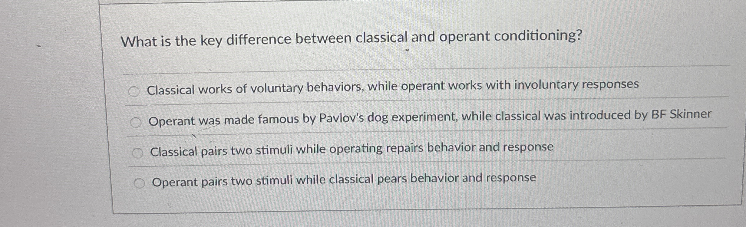 Solved What is the key difference between classical and | Chegg.com