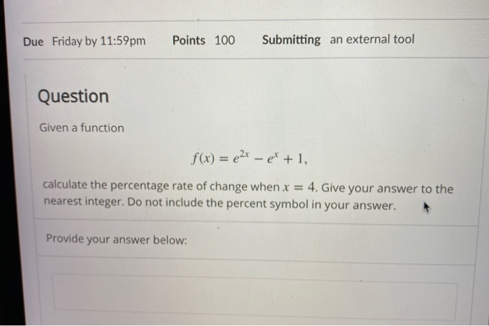 Solved Due Friday by 11:59pm Points 100 Submitting an | Chegg.com